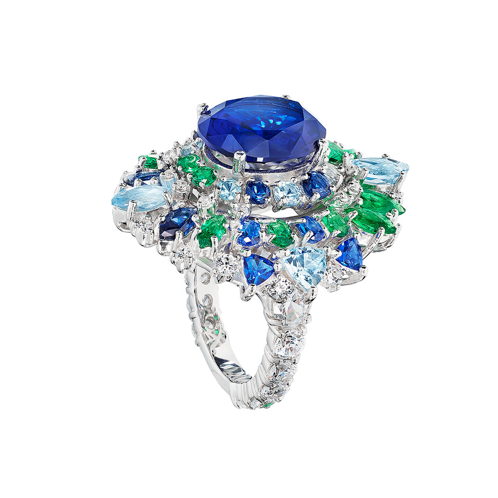 Sapphire Mirage Ring